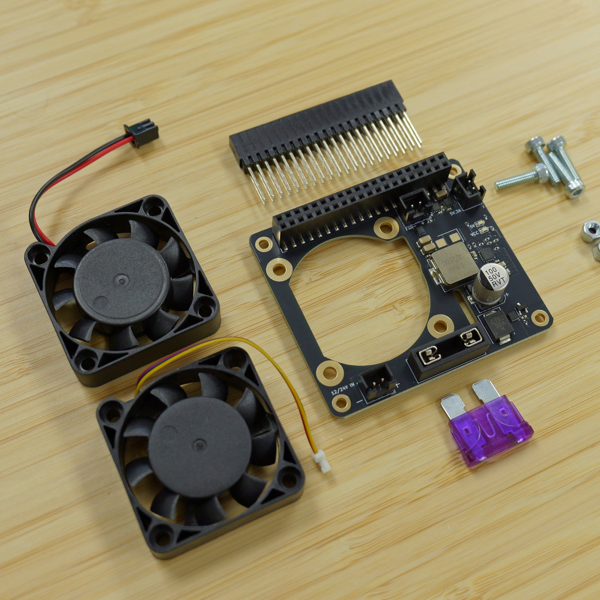 ElectriPi – 12-24V to 5V Converter for Raspberry Pi & SBCs – Vector 3D